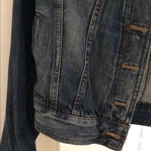 Express | Jackets & Coats | Express Jeans Cropped Jean Jacket Faded ...